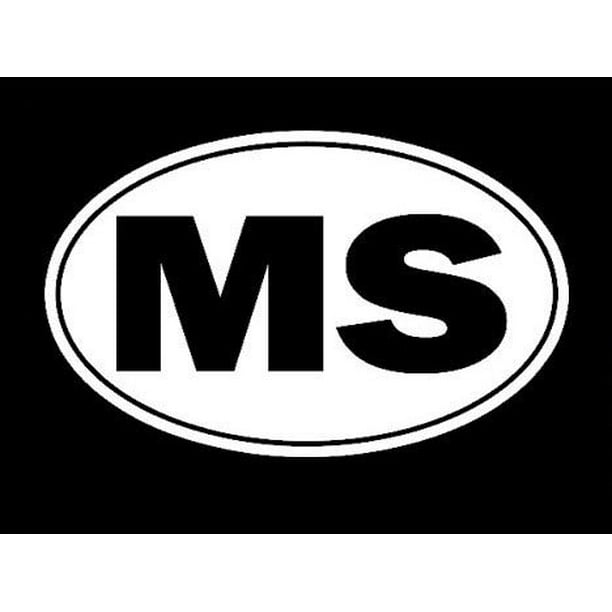 Mississippi Magnolia State Tourism Logo Decal Sticker - White Vinyl ...
