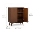 Teamson Home Tremolo Modern Boho Accent Cabinet with Adjustable Shelves ...