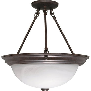 Nuvo Lighting 60232 - 2 Light (Medium Screw Base) 11.4" Semi-Flush ...