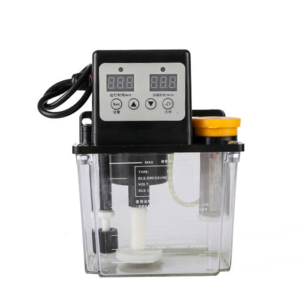 CJC 1L Dual Digital Display Automatic Electric Lubrication Pump Oiler ...