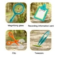 Kids Explorer Kit Binoculars Notepad Magnifying Glass Collection Box ...