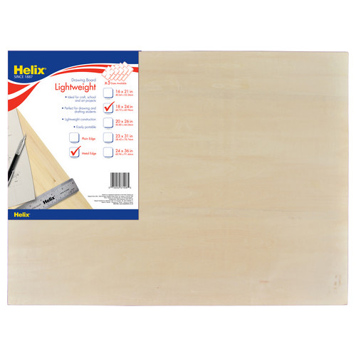 37408 DRAWING BOARD WOOD W/METAL EDGE 18X24IN - Walmart.com