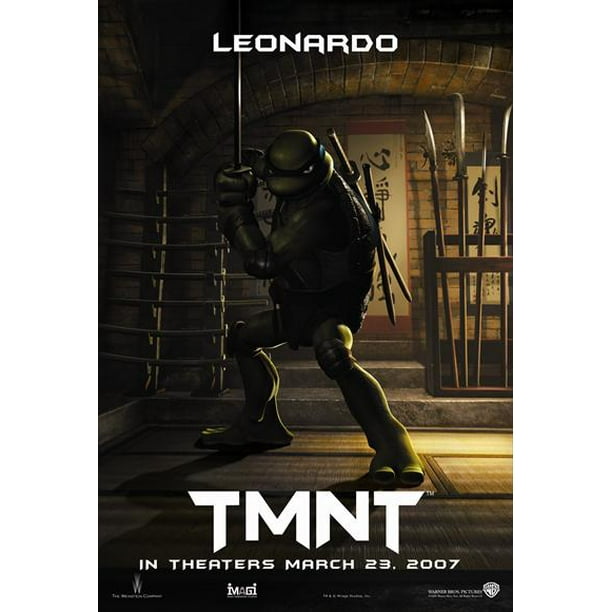 TMNT - movie POSTER (Style E) (11" x 17") (2007) - Walmart.com