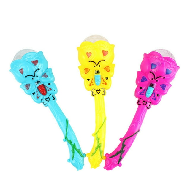 PEACNNG Kids Glow Stick Magic Wand Projection Stick Flashing Star ...