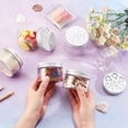 1Set 12Pcs PET Plastic Cream Jar Refillable Lotion Containers Travel ...
