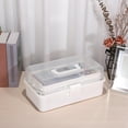 3-Layer Plastic Dividing Storage Box Craft Organizer and Storage ...