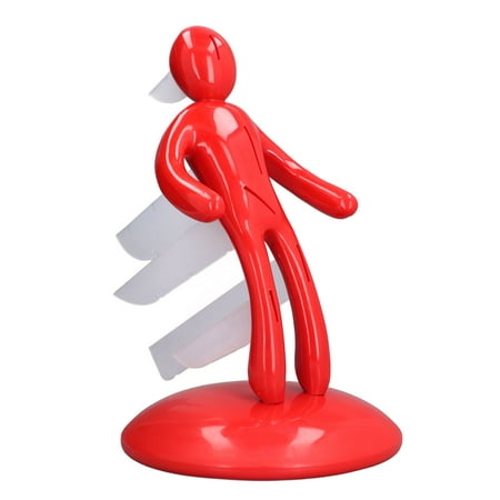 ANGGREK Stabbed Man Knife Holder,Red Human Shaped Knife Holder ...