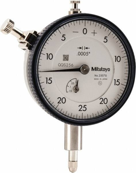Mitutoyo 1/8" Range, 0-25-0 Dial Reading, 0.0005" Graduation Dial Drop Indicator - Walmart.com