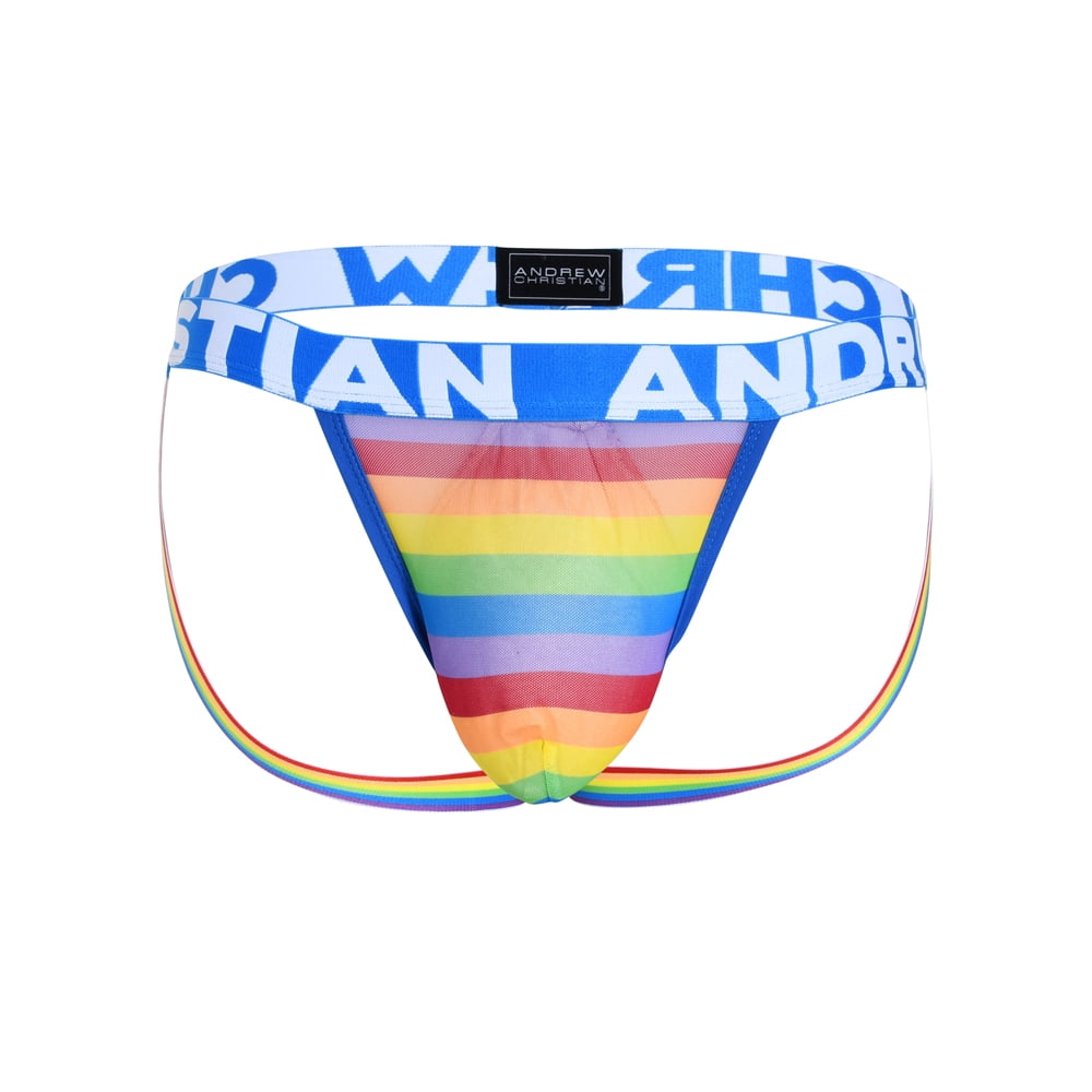 Andrew Christian Pride Sheer Mesh Jock - Walmart.com