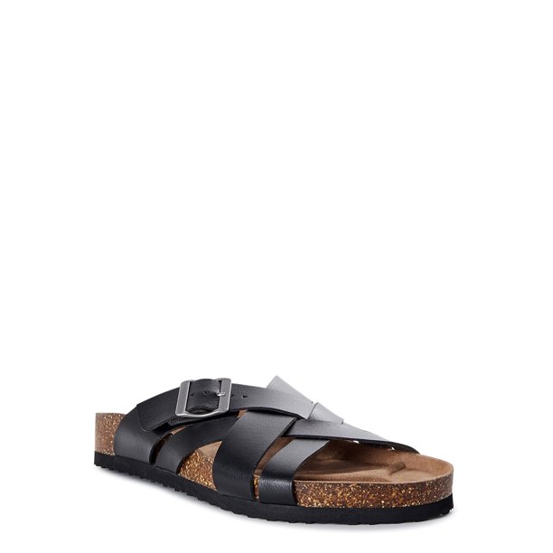 George Men’s Crossband Sandals - Walmart.com