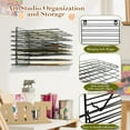 Loghot Wall Mounted Art Drying Rack with 8 Removable Shelves for ...