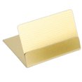 YAHHU 10PCS L Shaped Card Holders Stainless Steel Table Number Stands ...