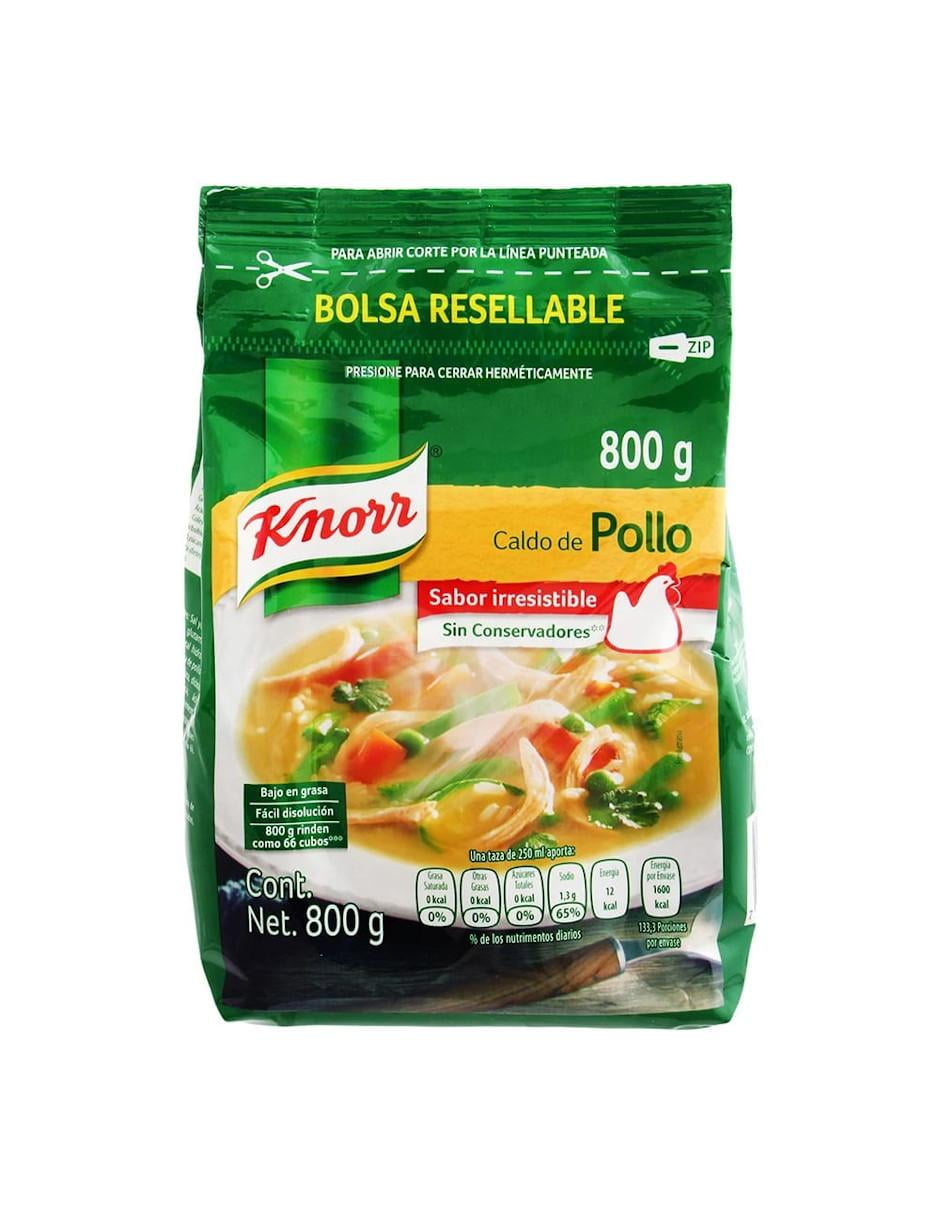 Pack de 12 Caldo de pollo resellable Knorr suiza de 800g Knorr suiza ...