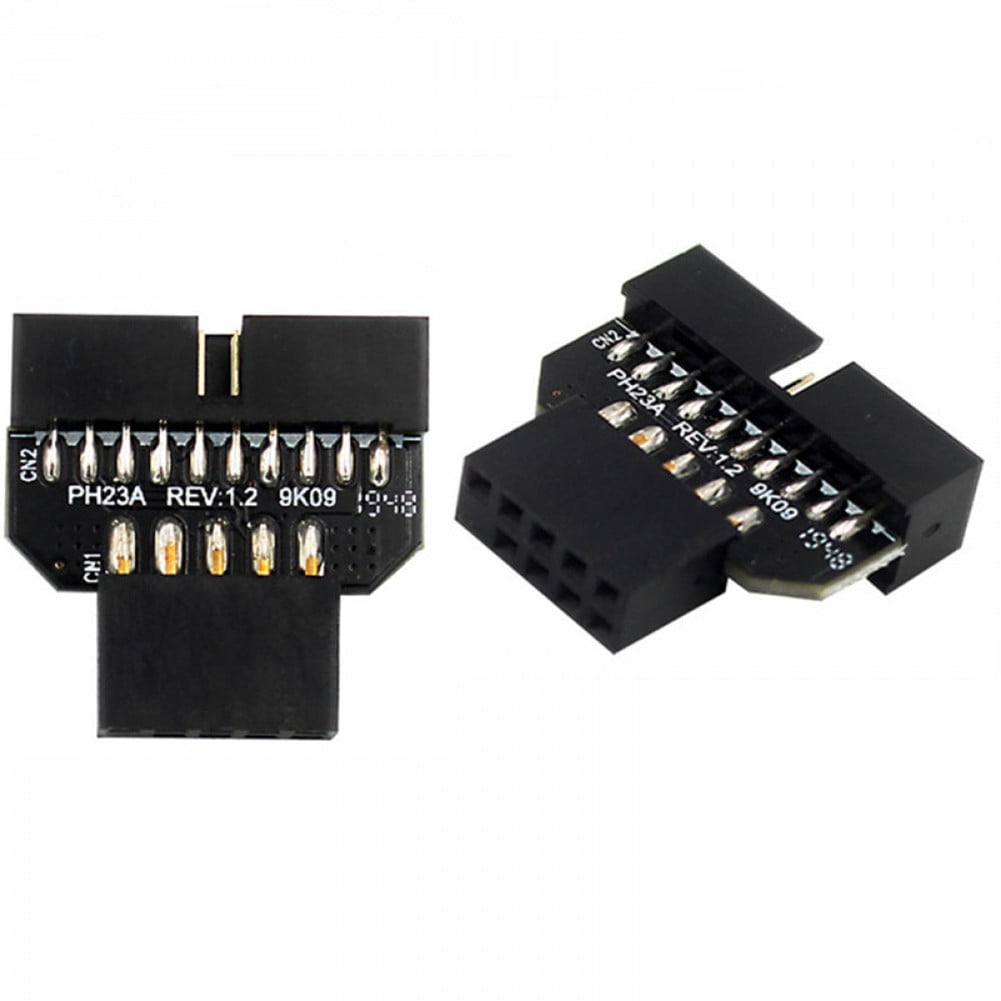 Hayafir Front Panel Plug Connector USB3.0 19-pin To USB2.0 9-Pin ...