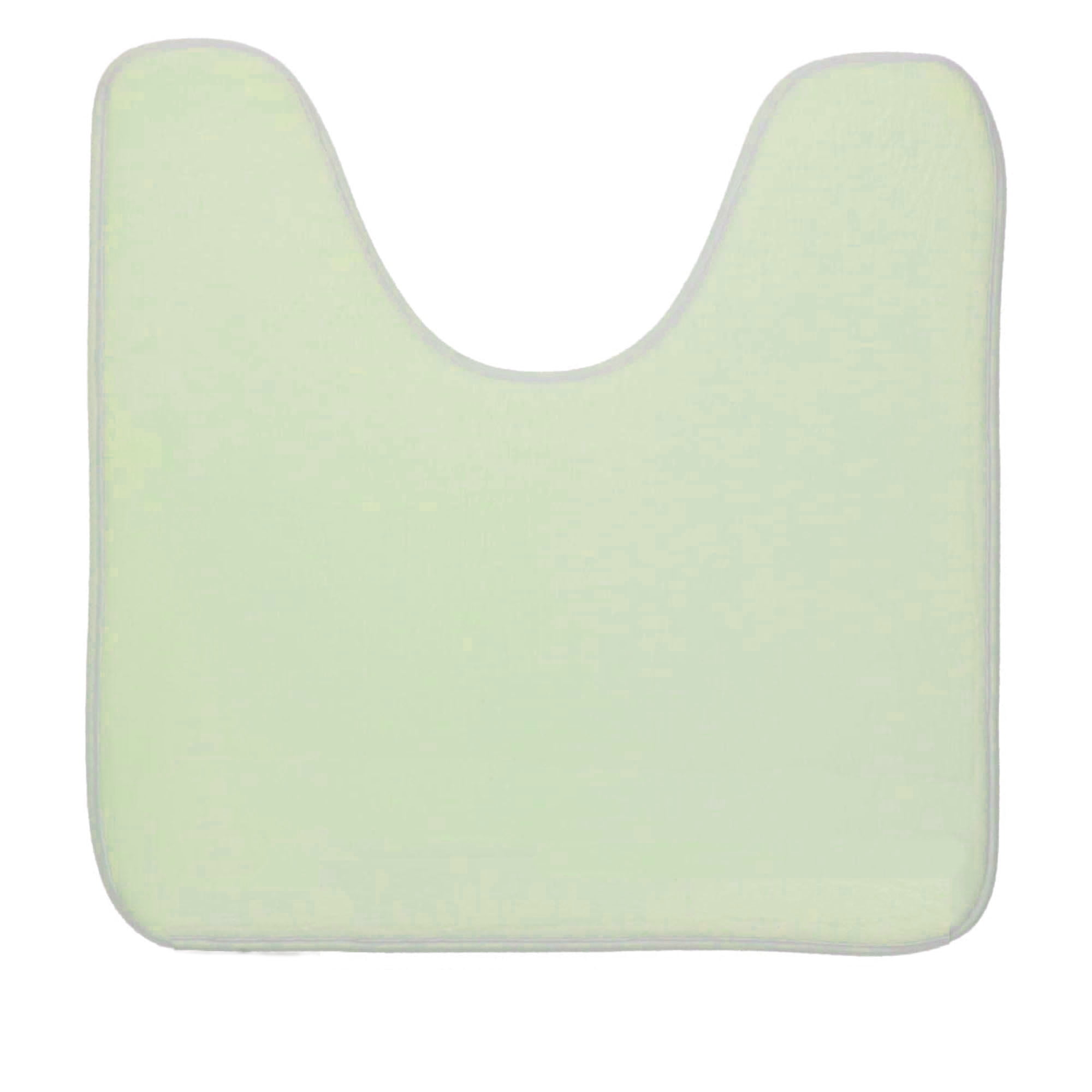 Contour Bath Rug Memory Foam Mat Almond Green 20"L x 20"W - Walmart ...