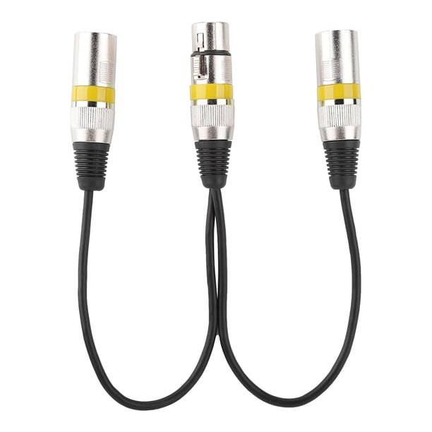 Cable de extensión de micrófono de Audio, adaptador divisor de cabeza ...