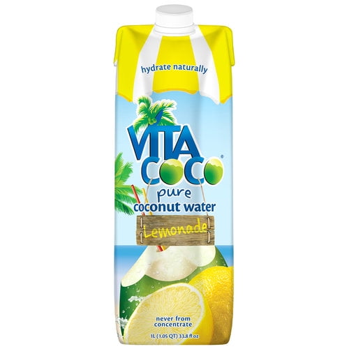 Vita Coco Lemonade Pure Coconut Water, 33.8 Fl. Oz. - Walmart.com