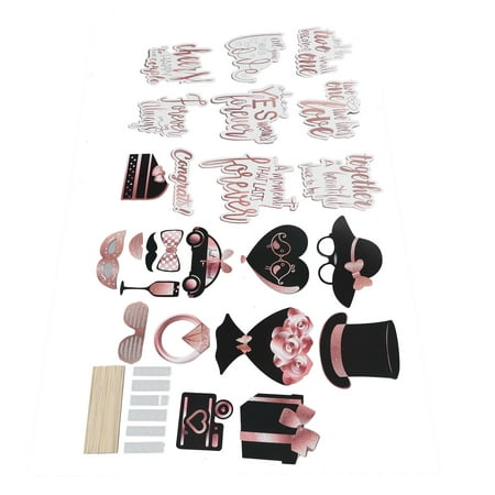 Party Photobooth Props, 24 Pieces Rich Patterns Photobooth Props For ...
