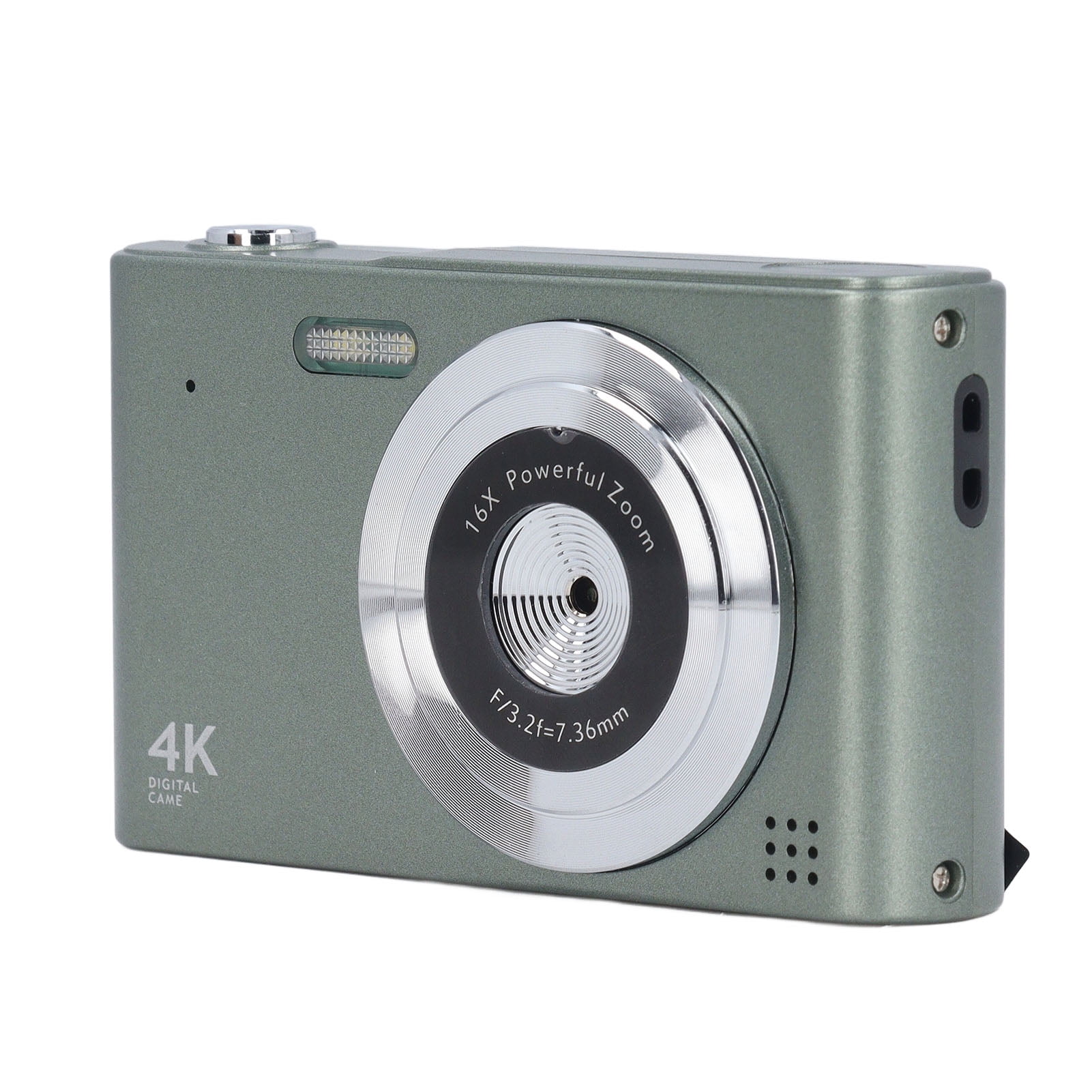Cámara Digital, 4K 48MP Autofocus HD Cámara Compacta Zoom 16x, Flash ...