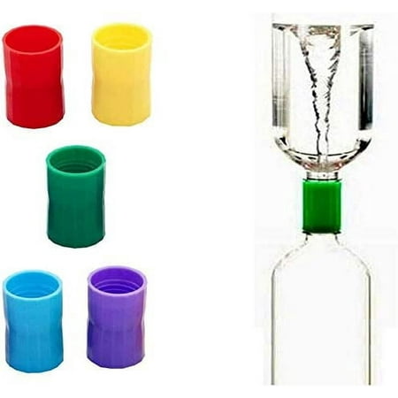Pack of 5 Vortex Tornado Bottle Connectors in One Bottle Fountain ...