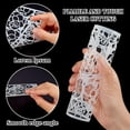 2 Sheet PET Plastic Hollow Out Drawing Painting Stencils Templates ...