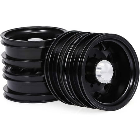 RC Wheel hub,2pcs Trailer Rear Hub Aluminum Alloy Rim 10 Spokes for 1/ ...