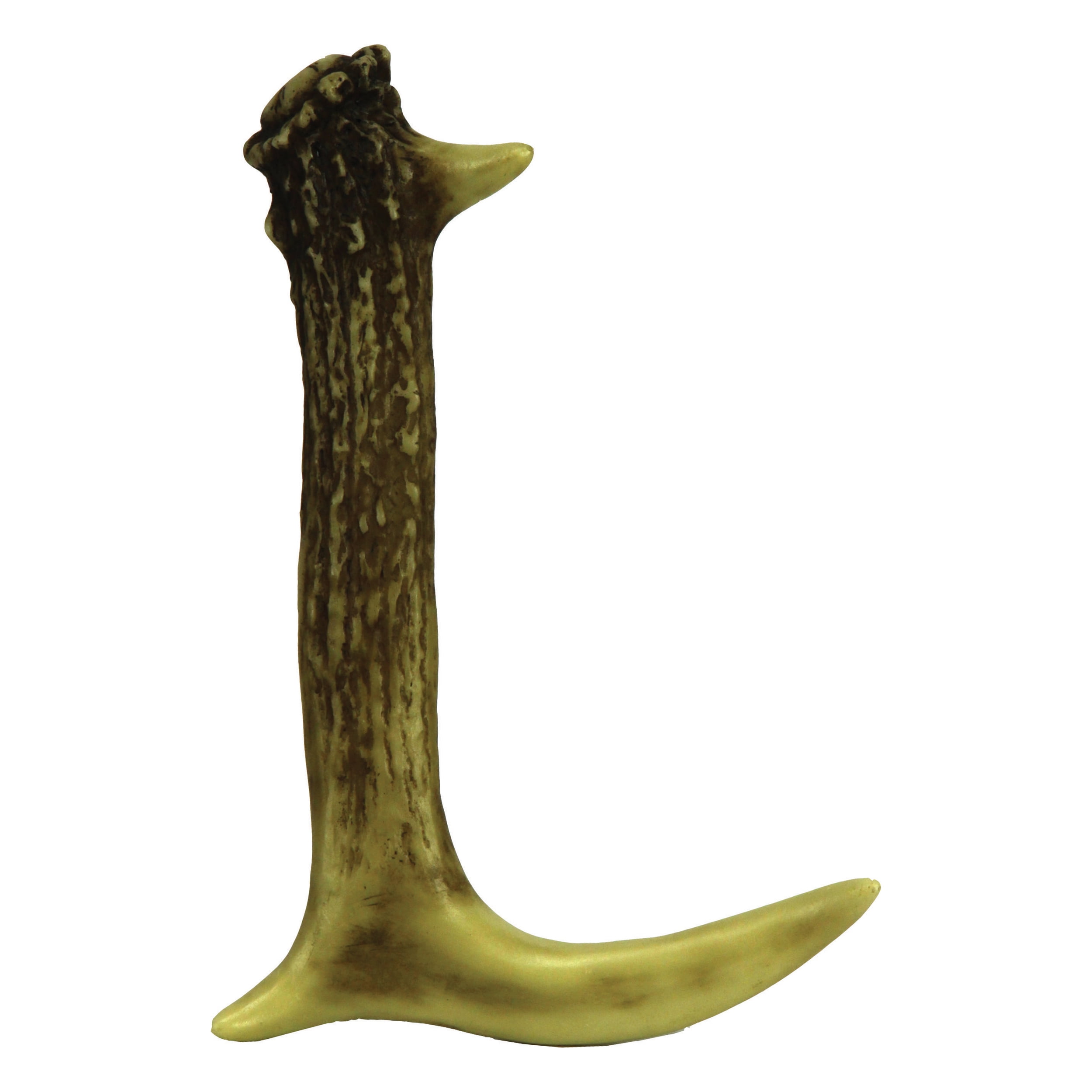 Rivers Edge Products Faux Deer Antler Letters Wall Decor, 8-Inch Resin ...