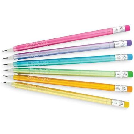 International Arrivals Stay Sharp Graphite Pencils, Set of 6 (128-44 ...