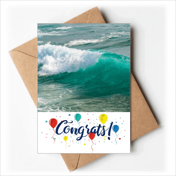 Spray Water Sea Wave Science Nature Picture Wedding Cards ...