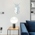 Isvgxsz Easter Rabbit Mirror Glass Full Length Wall Mirror Tiles, Full ...