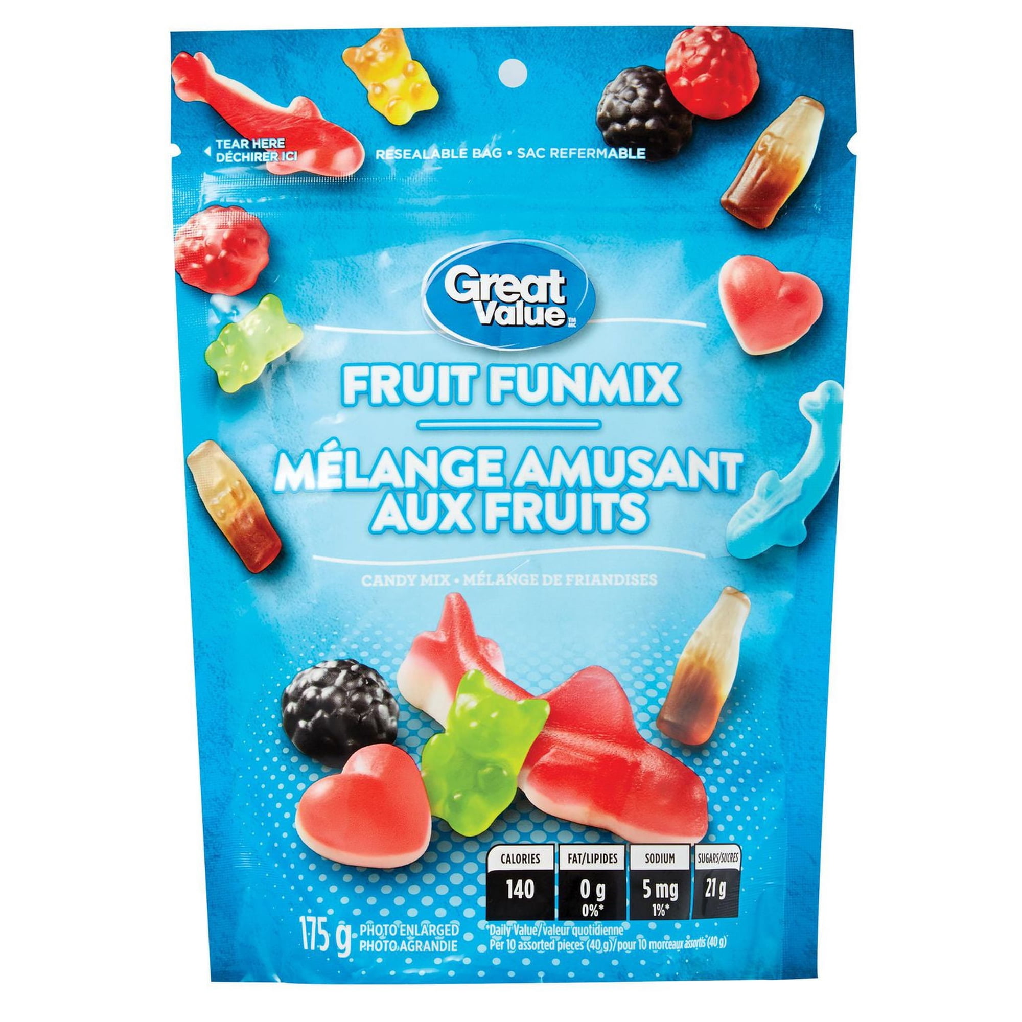 Click here for Great Value Fruit Funmix Candy Mix 175 Grams 175 G prices