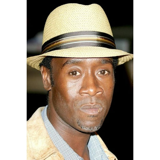 Don Cheadle Color 24x36 Poster in White Hat - Walmart.com - Walmart.com