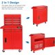 TUFFIOM 5-Drawer Rolling Tool Chest, Tool Storage Cabinet with ...