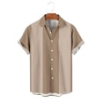 Daiosportswear Men'S Vintage Bowling Shirt Short Sleeve Button Down ...