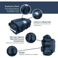 Ever Ready First Aid EMT Trauma Bag, Stocked with Chest Seals, Bleeding Kit, Bandages, Shears ...