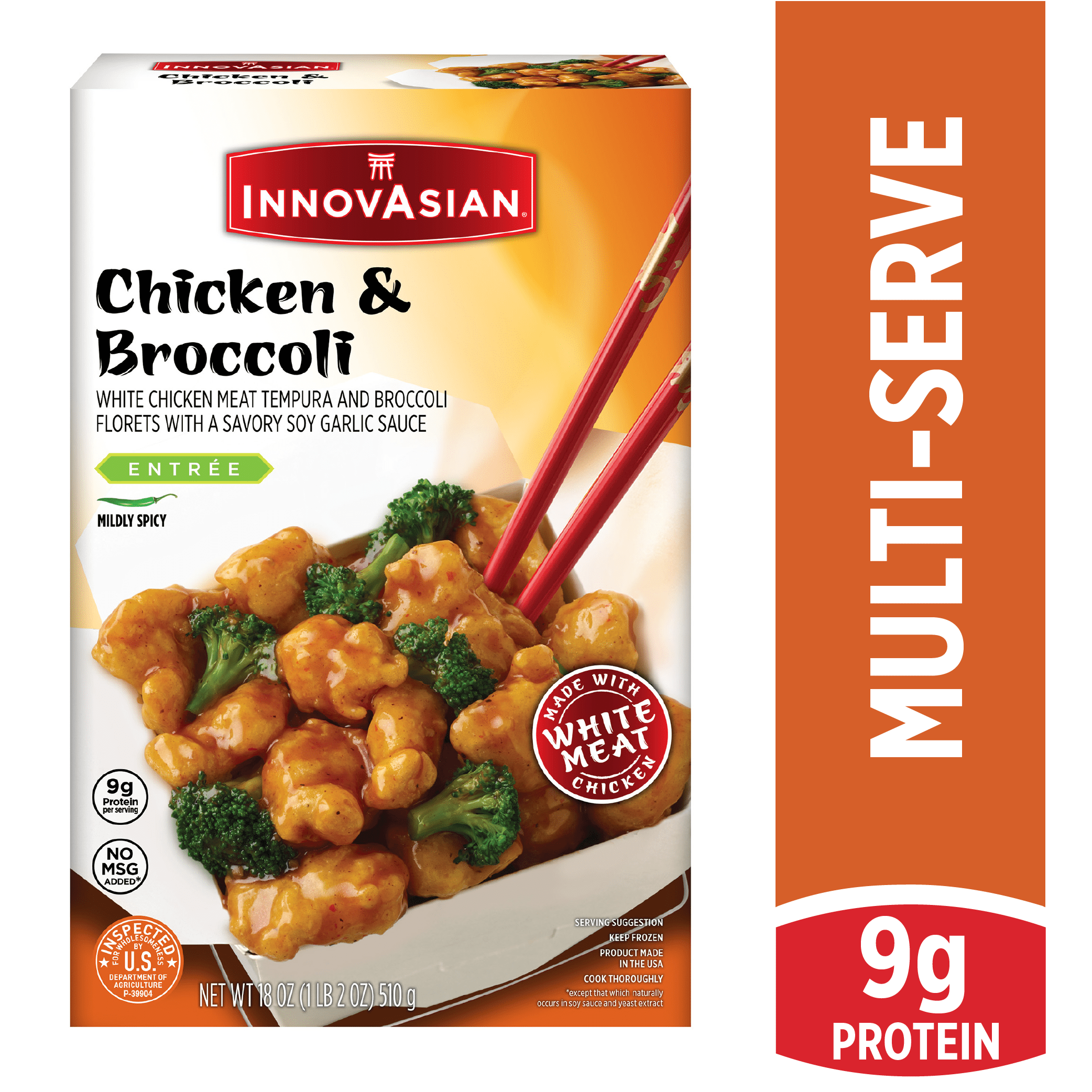 InnovAsian Chicken & Broccoli Meal, 16 oz (Frozen) – Walmart Inventory ...