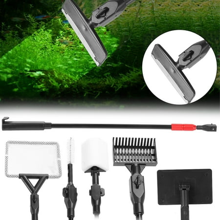 Aquarium Cleaning Kit, Adjustable Long Handle Scrapers Tools, Scrapers ...