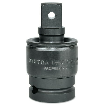 Proto 1/2" Drive Impact Universal Joint Sockets, 1/2 in Drive, Black ...