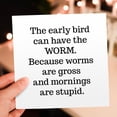 3drose, the Early Bird Can Have the Worm, 6 Greeting Cards with ...