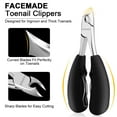 FACEMADE Heavy Duty Toenail Clipper Set for Thick & Ingrown Nails, Men & Seniors - Walmart.com