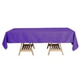 BalsaCircle Party Polyester Rectangular Tablecloth 60" x 102" - Purple ...