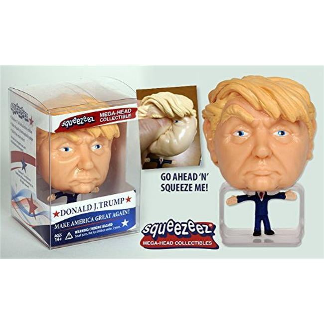 Donald Trump Mega Head Collectible Squeezeez - Walmart.com