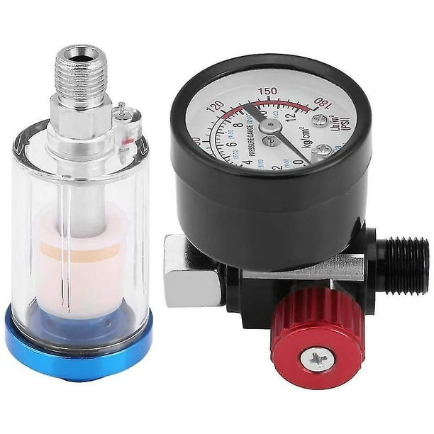Air Pressure Regulator, Delaman Air Spray Gun Air Pressure Regulator ...