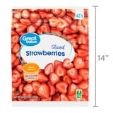 Great Value Sliced Strawberries 64 oz Frozen with High Vitamin C and ...
