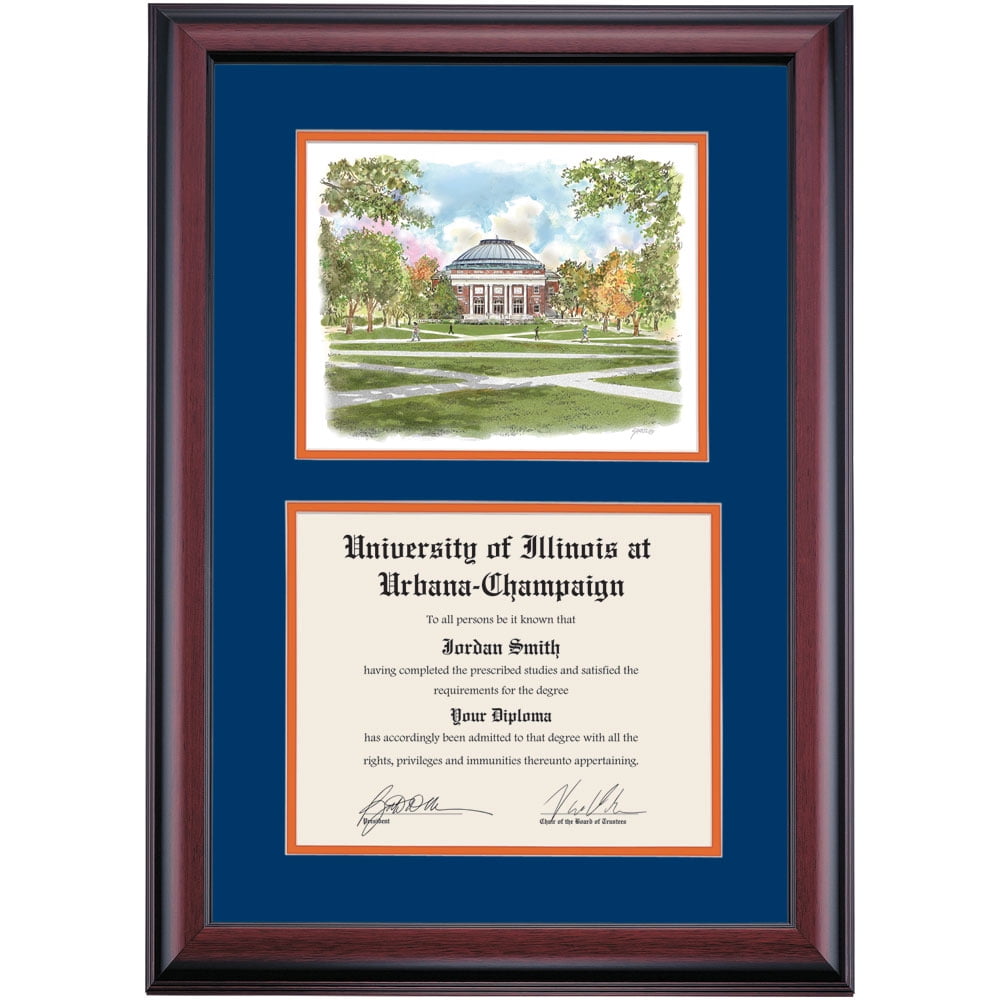 OCM Diploma Frame for University of Illinois at Urbana-Champaign UIUC ...