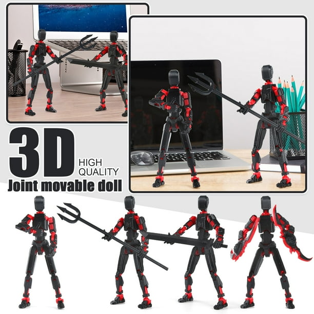 T13 Fully Articulated Joints Action Figure, T13 Action Figure Robot ...