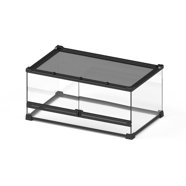ECOSUB Mini Reptile Tank, 10 Gallon Glass Cages Terrarium, 20" x 12" x ...