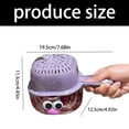 NEXAVKPR Plastic Draining Basket with Comfortable Handle for Efficient ...