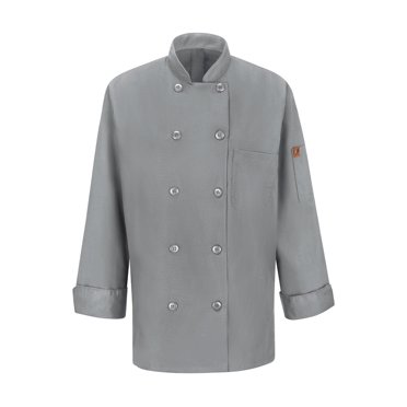 Chef Designs® Women's Ten Pearl Button Chef Coat - Walmart.com