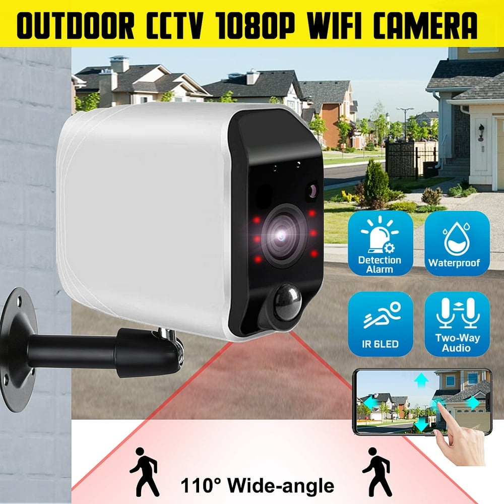 320° 1080P HD Wide Angle Wireless WiFi IP Outdoor Home Security Camera ...
